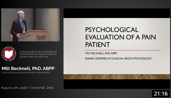 Psychological Evaluation of a Pain Patient - PainCast