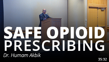 Safe Opioid Prescribing Lecture - PainCast
