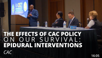The Effects of CAC Policy On Our Survival: Epidural Interventions ...